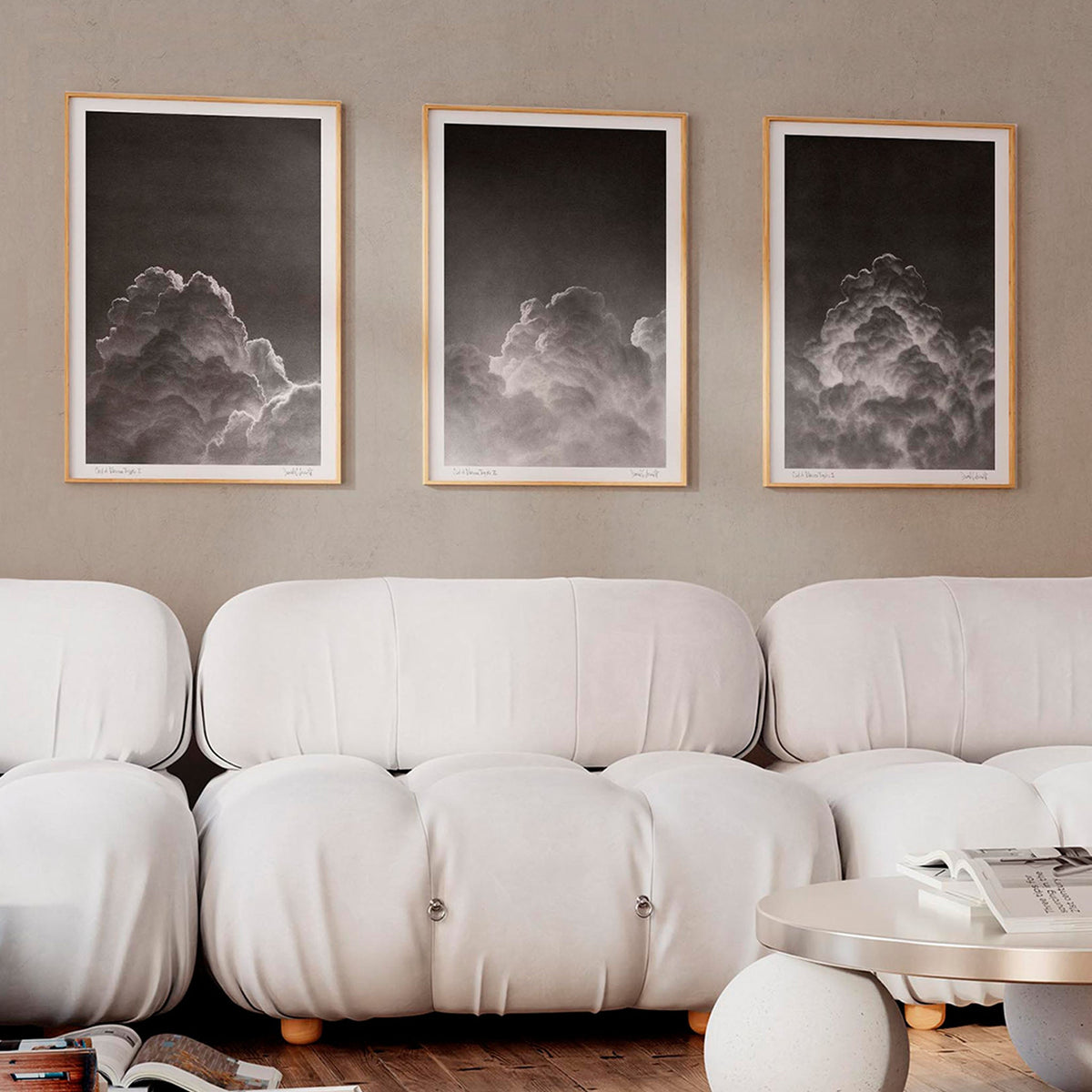 Cloud Trio art print offer from Studio Parga